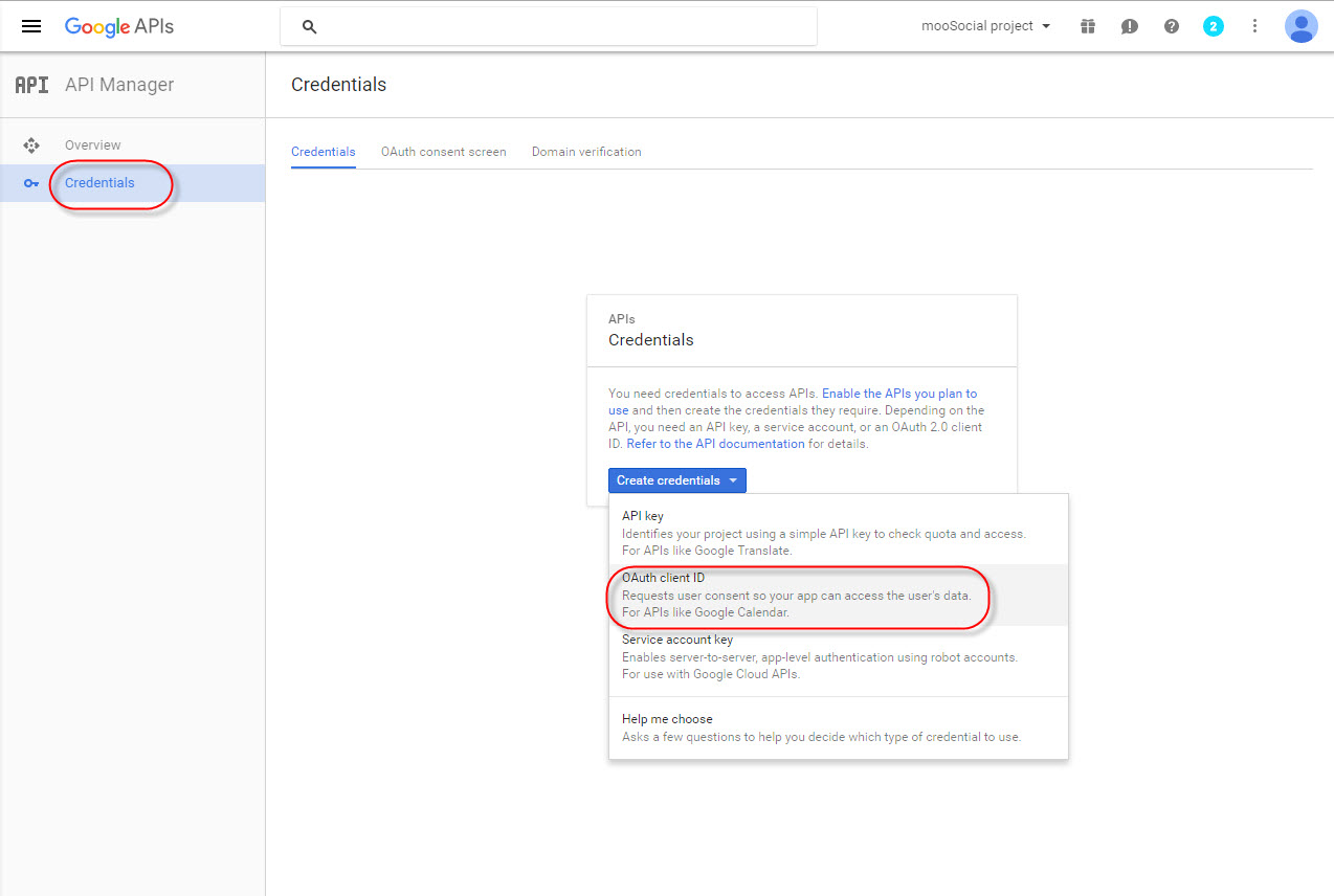 How to setup Google+ login | mooCommunity - Social Networking Script